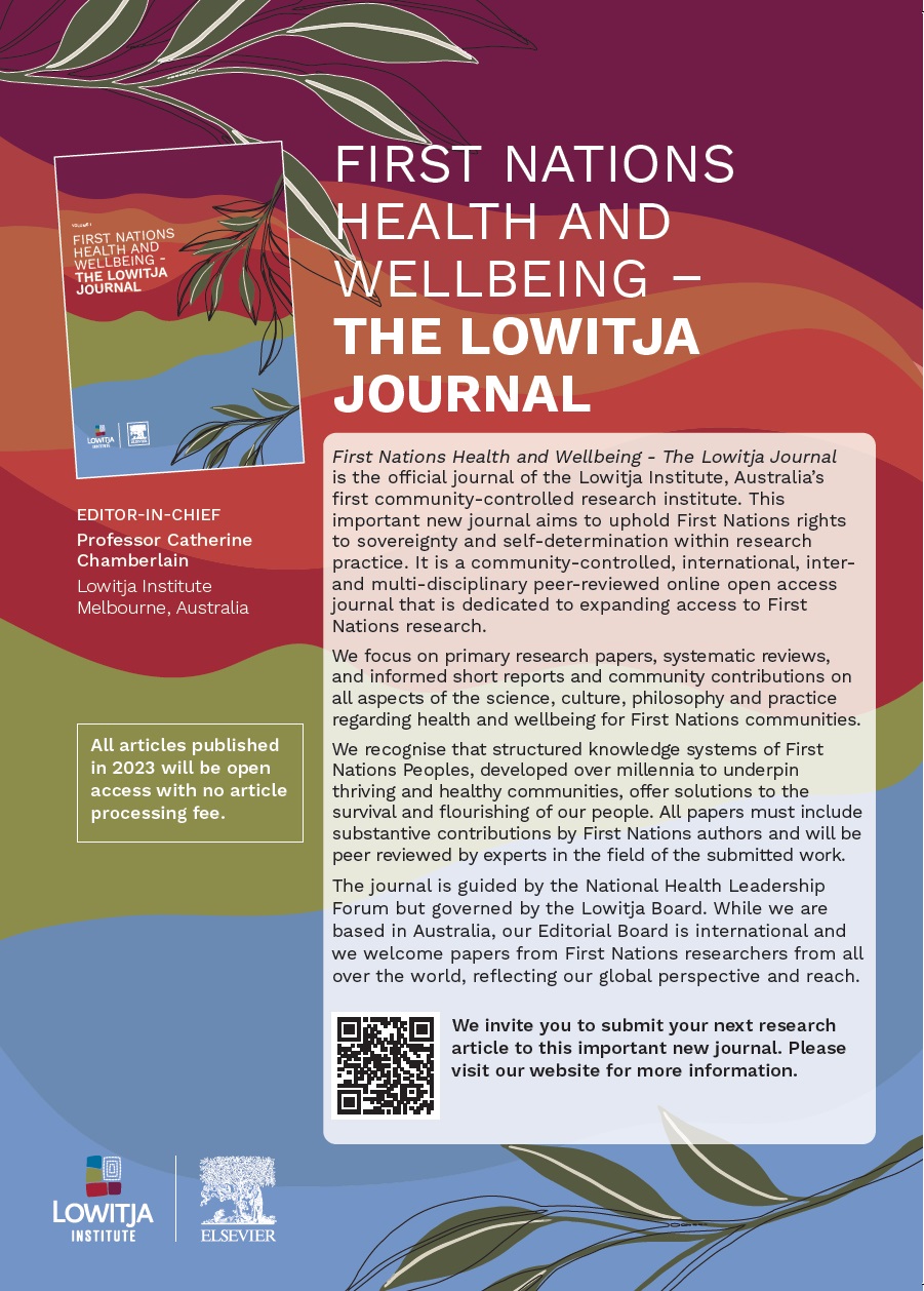 First Nations Health and Wellbeing – The Lowitja Journal - Lowitja ...