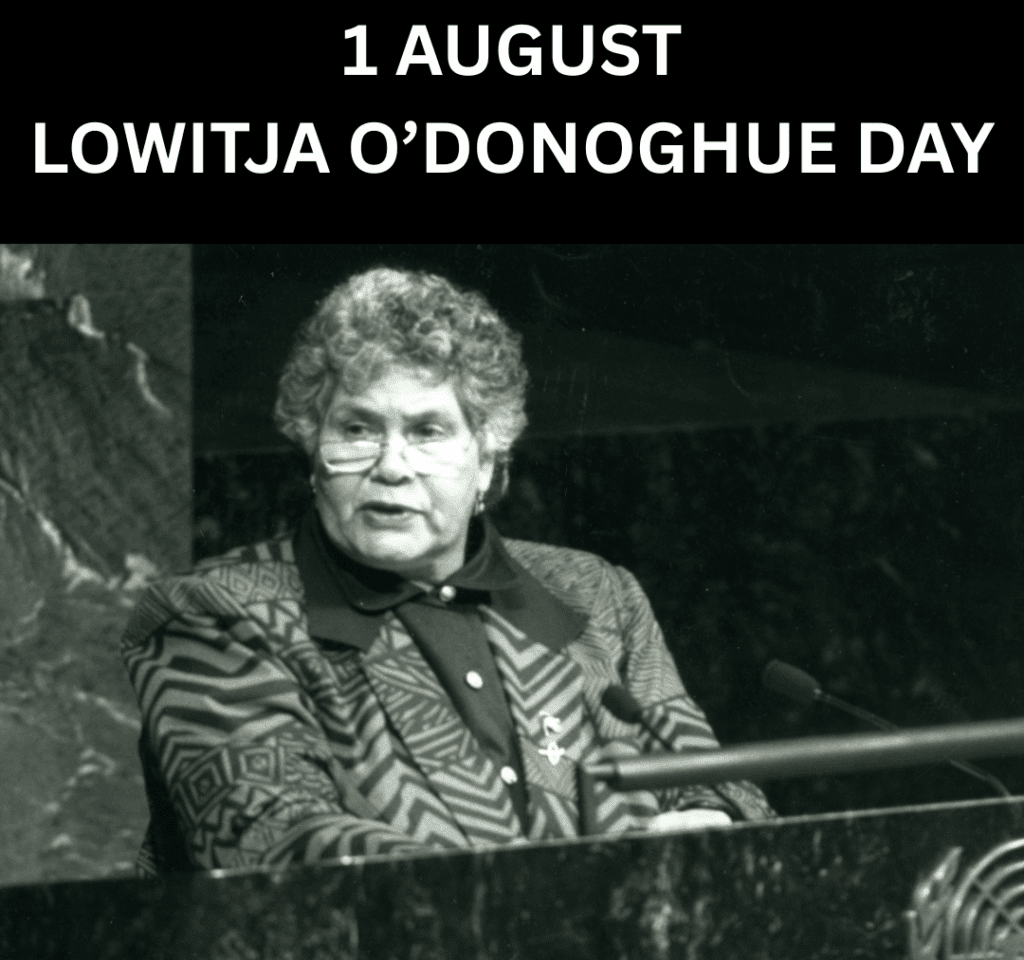 Celebrating 1 August in honour of our patron and namesake - Lowitja ...